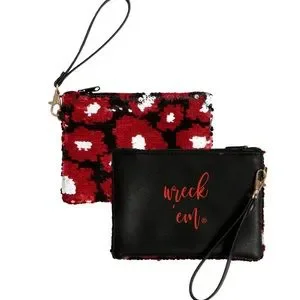Desden | Bags | Texas Tech Wreck Em Sequined College Wristlets | Poshmark